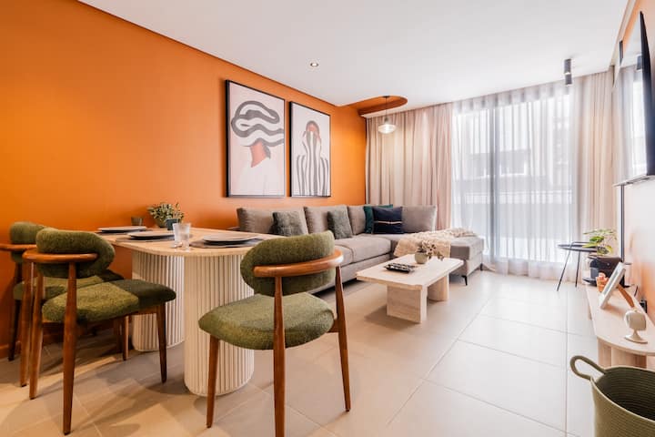 Elite 2br 2ba• Sleeps 5•parking•downtown•calm•ac• - Casablanca, Maroc