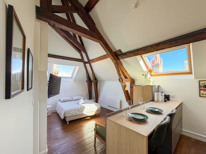 Studio D'exception - Centre Ville - Charme & Neuf - Caen