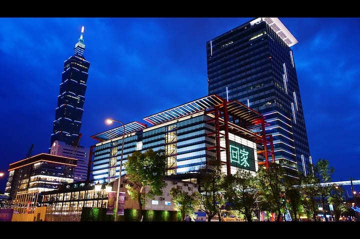 Prime Taipei 101 Loft • Steps To Mrt & Nightlife - Taipei City