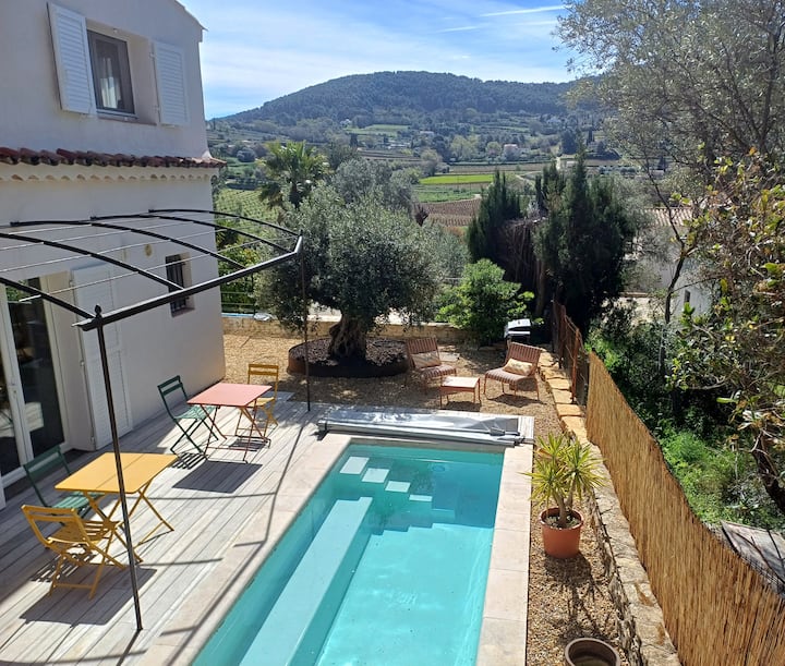 La Cigale : Piscine, 2 Suites, Climatisation - La Cadière-d'Azur