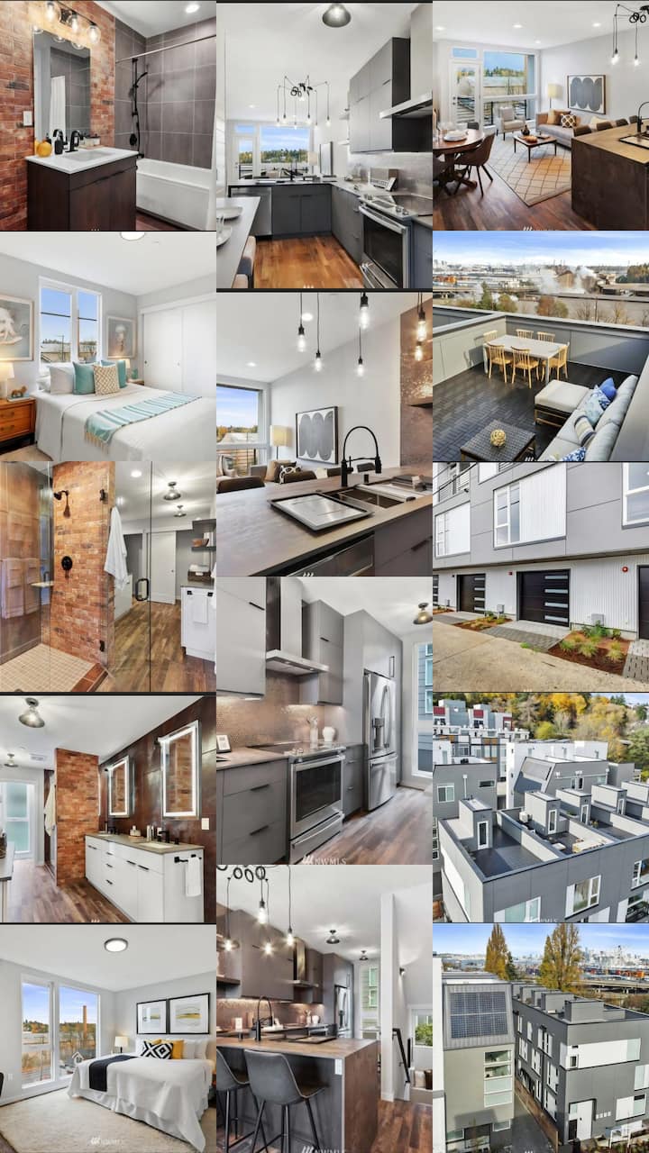 Alki Townhouse With The Rooftop Views Of Seattle! - Seattle, WA