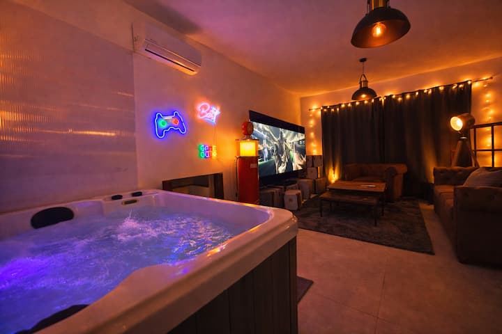 Le Cocon Avec Jacuzzi Privatif Et Cinéma 4k - Pessac