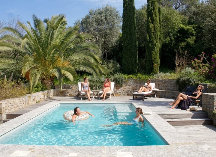 Mas De Rêve  : Piscine, Pétanque Et Aperçu Mer - La Croix-Valmer