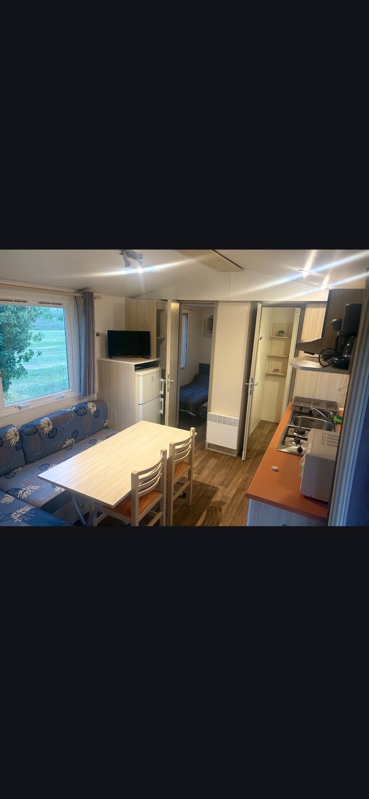 Bungalow Camping 4*, Piscine Chauffée, Clim - Cheval-Blanc