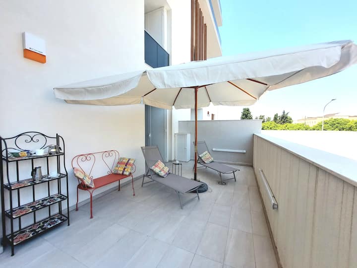 Anna's Deluxe Apartment +Terrace - Ecores Valesium - Lecce