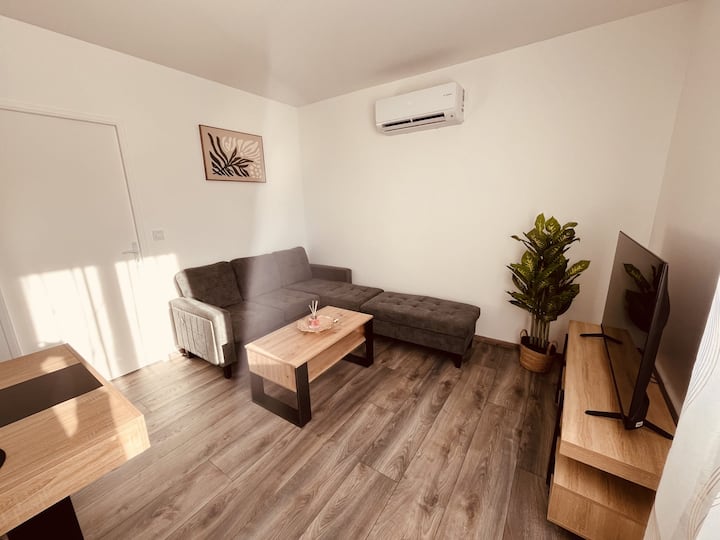 Chaleureux T3 Près De L'aeroport Lyon - Aéroport de Lyon-Saint Exupéry (LYS)