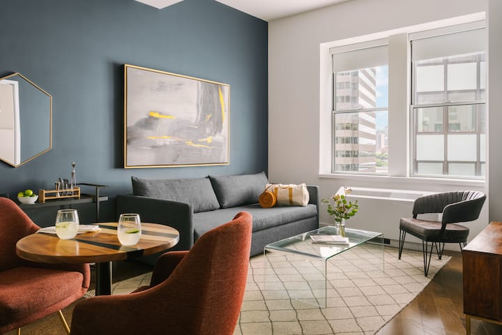 Superior 1 Bed Apt, 1 Queen, 1 Sofa Bed - Fidi - New York City