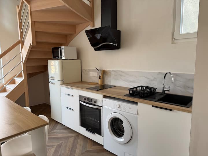 Appartement Duplex T2 En Centre Ville & Du Canal - Pontivy