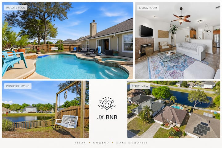 Pool Retreat Near Mayo & Beaches - Kathryn Abbey Hanna Park, Jacksonville
