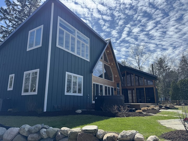 Lakehouse Escape @Greendome- Beach Hot Tub Firepit - New Buffalo, MI