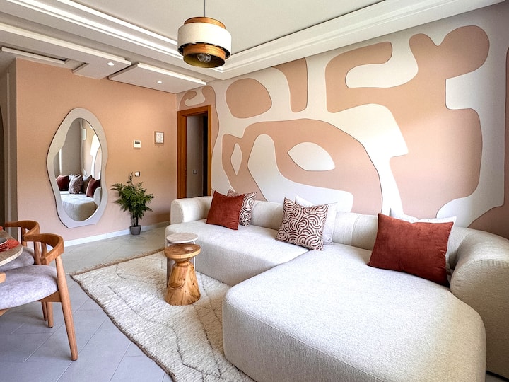5 Min To Beach • Mountain View • Modern W/ Balcony - Agadir