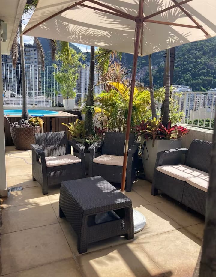 Cobertura Melhor Vista De Botafogo E Churrasqueira - Copacabana
