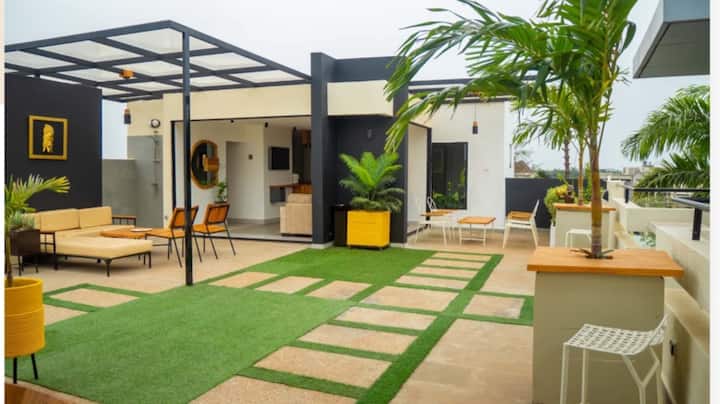 Villa Luxe 5 Ch+ Piscine Privée Rooftop Cotonou - Cotonou