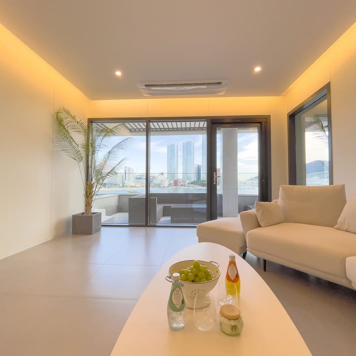 이터널 블루 웨이브[풀빌라][오션뷰][송도 케이블카] - Busan