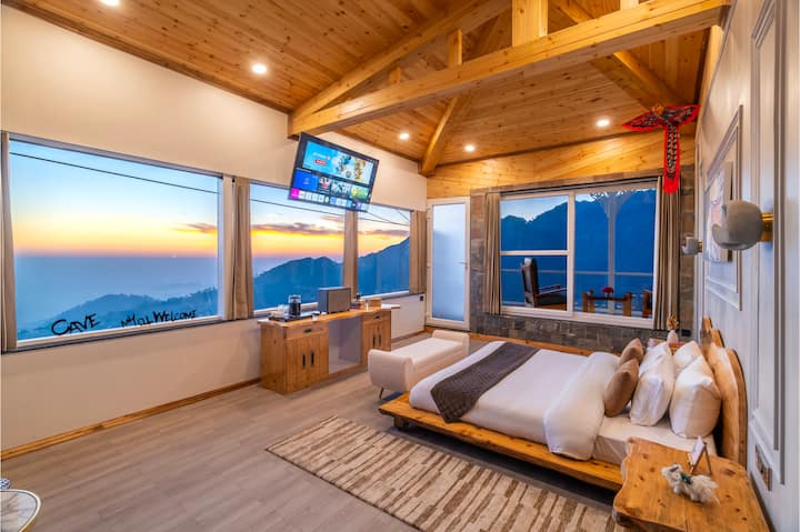 Scenic 1bhk Villa | Sunset, Clouds & Comfort. - Dhanaulti