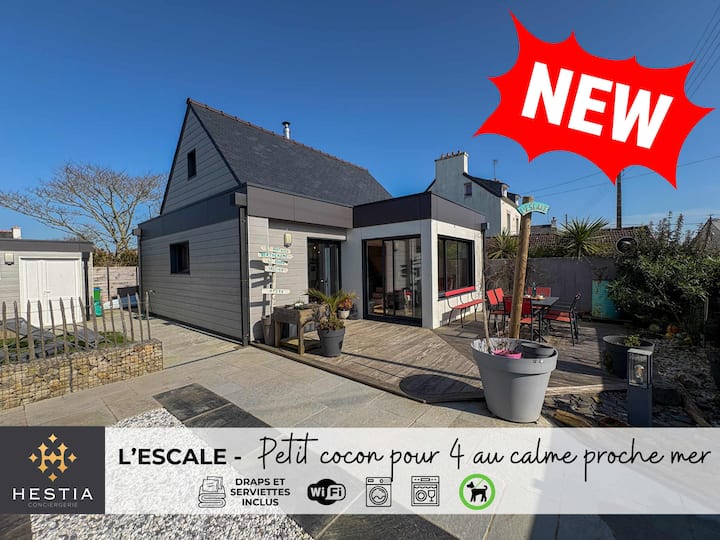 L'escale - Petit Cocon Pour 4 Proche  De La Mer - Plougonvelin