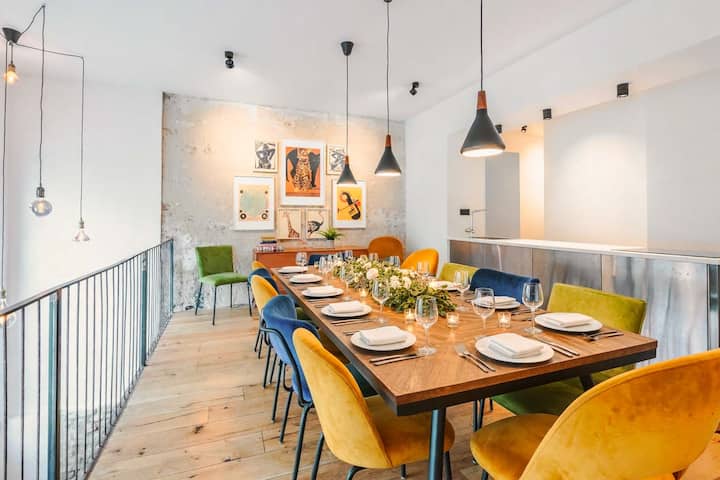 Group Stay Loft Duplex (130sqm) Near Antonplatz - Berlin