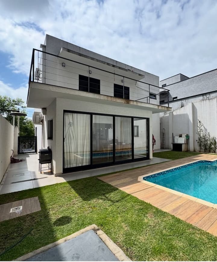 Casa: Piscina, 3 Suítes | ÁRea Gourmet, 8 Pessoas. - Atibaia