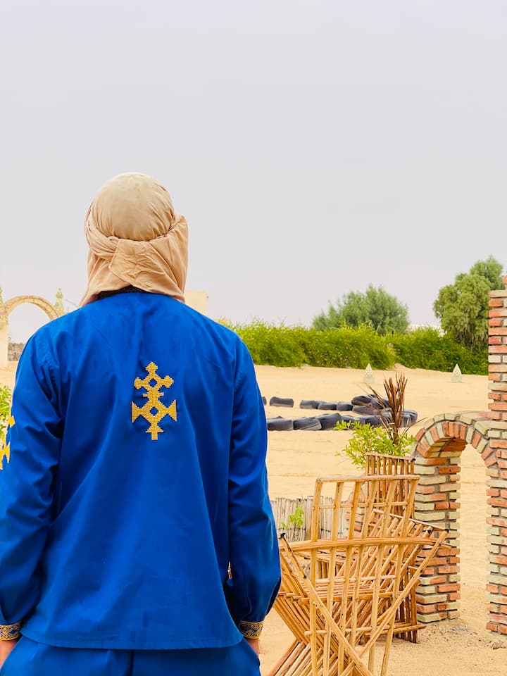 Sahara Desert Bivouac In Ghidma - Tunesien