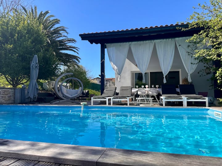 Villa Zabalean Piscine Chauffée  8 Pax Plages 5mn' - Saint-Jean-de-Luz