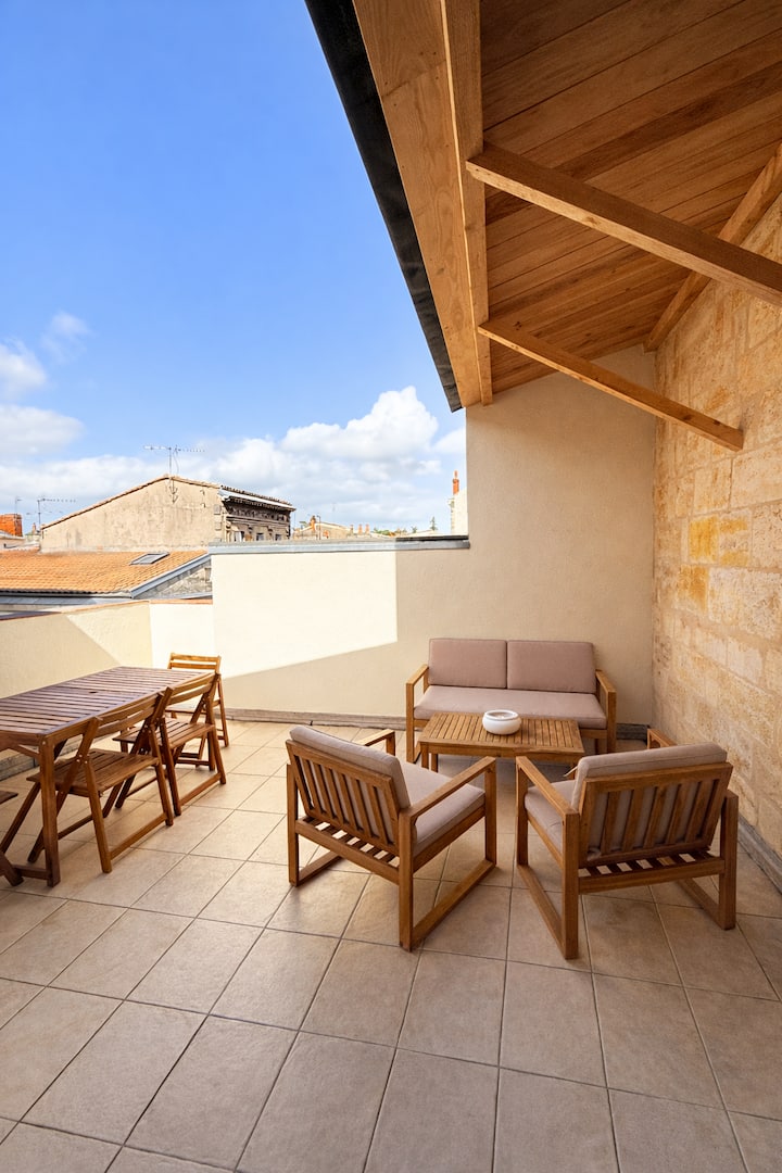 La Parenthèse – Rooftop Proche Jardin Public - Bordeaux