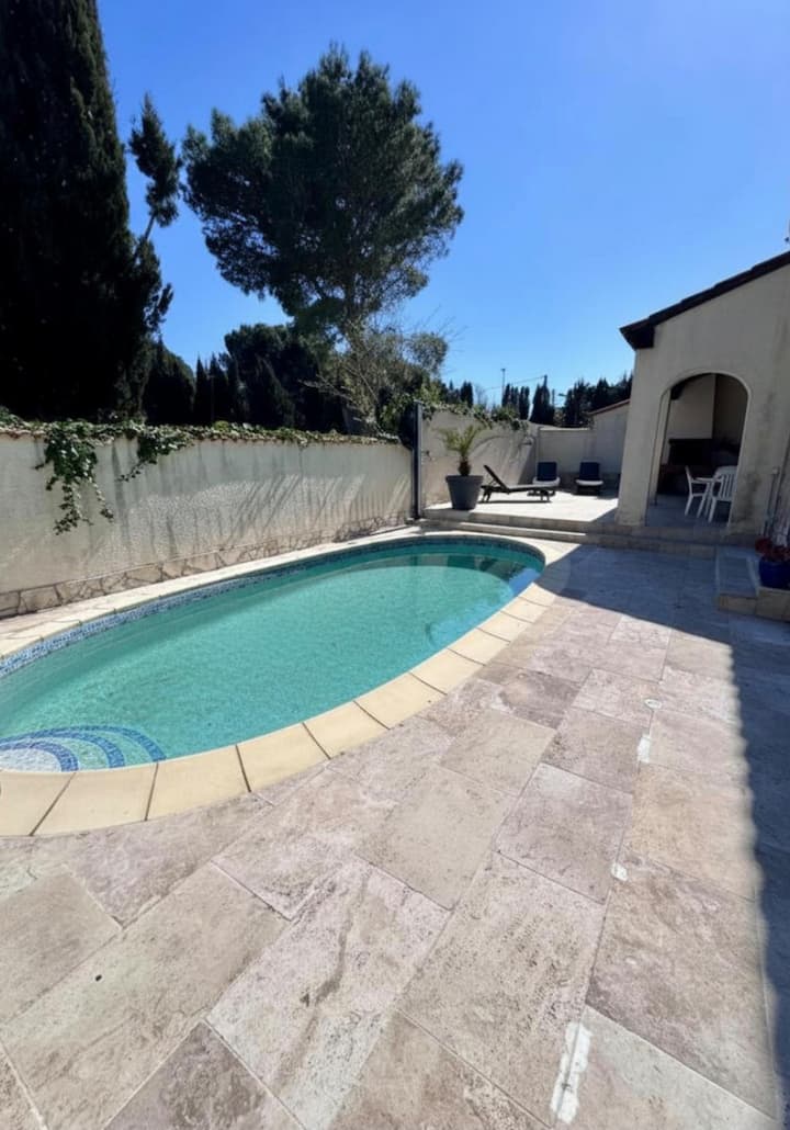 Villa Avec Piscine Privée Et Grand Extérieur - Sérignan