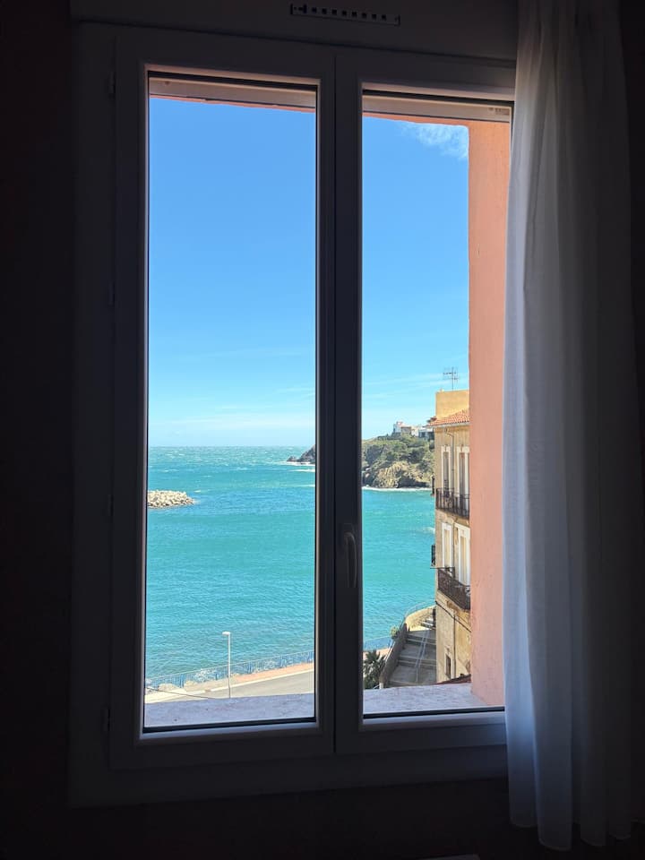 T2 Lumineux Avec Vue Mer à Cerbère - Cerbère