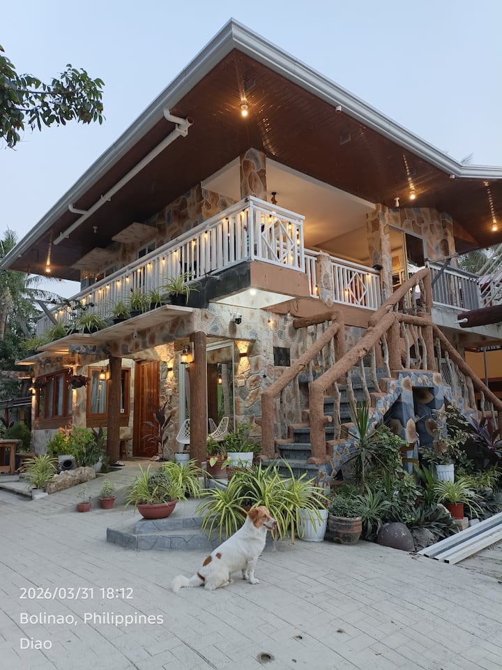 Ocean View + Beach Access Rustic Stone House - Bolinao