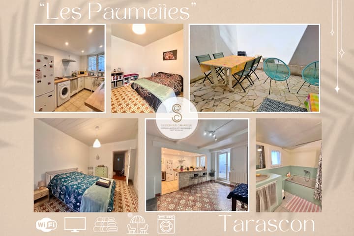 "Les Paumettes" Tarascon - Wifi & Cour Privée - Beaucaire
