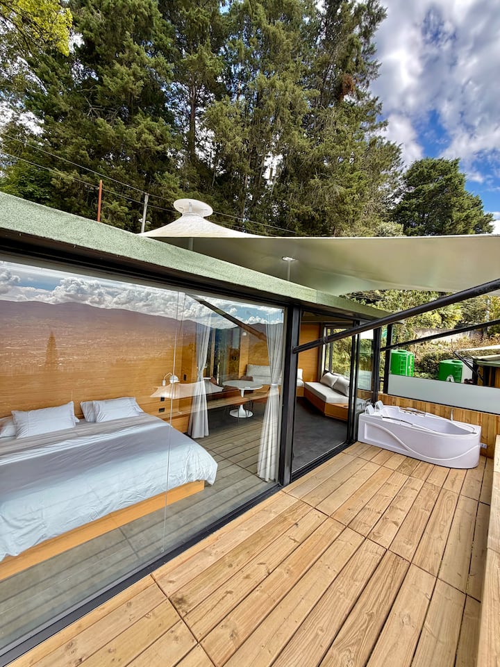 Upscale Cabana | Hot Tub, Views, Close To Dining - Medellín