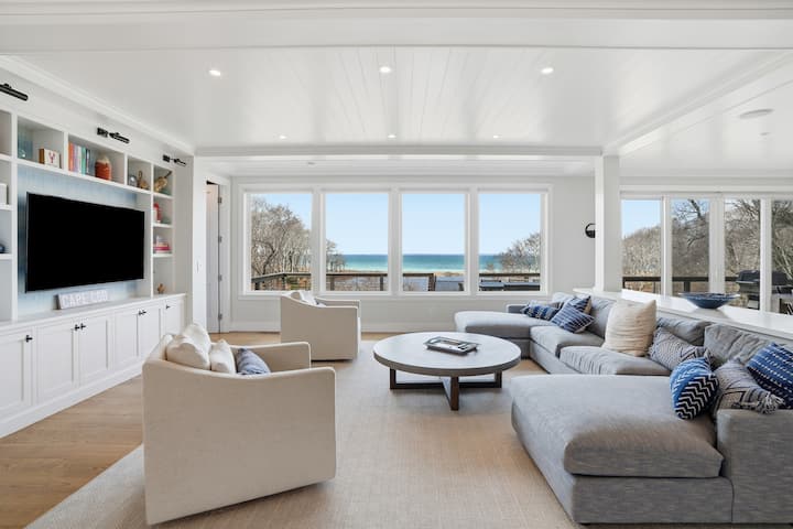 Luxury Retreat With Private Beach & Sunset Views - Falmouth, MA