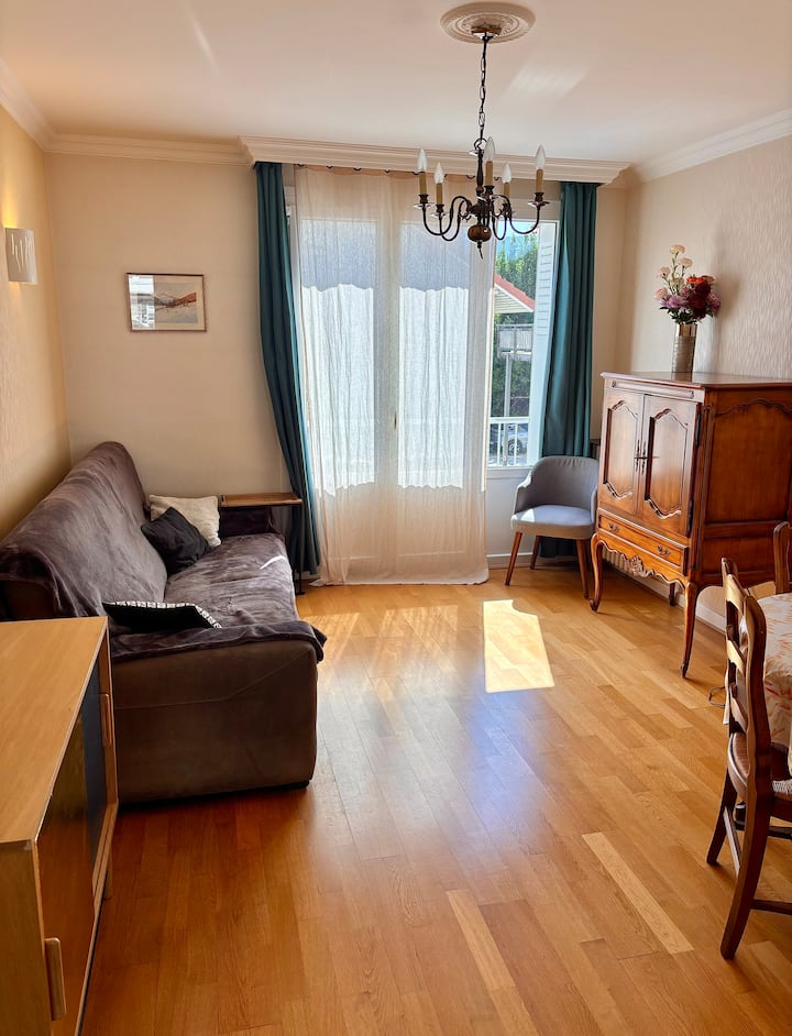 Grand Appartement Rue Calme Centre-ville Pied 70m2 - Chambéry