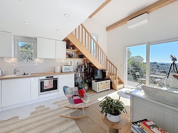 Superbe Loft Coquet Et Lumineux - Clim & Vue - Grasse