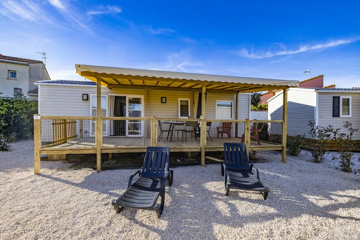Mobilhome-tout Confort  6 Pers - Residentiel Calme - Sainte-Marie