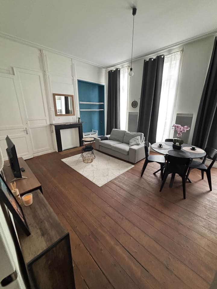 T2 éQuipé Massena 1 Chambre Lit Double - Lille