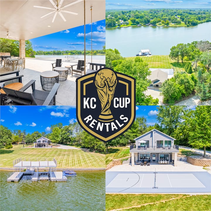 Kc's Only Lake House W/ Dock And Sport Court! - Lee's Summit, MO