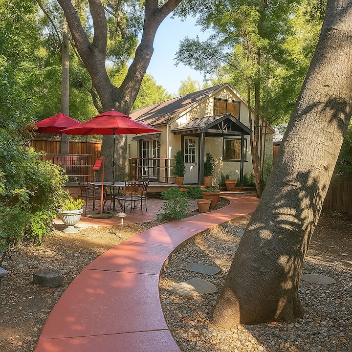 Wild Oaks Cottage: Private Gated Executive Retreat - 帕羅奧圖