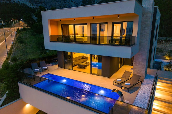 Luxury Villa Sirius Heated Pool, Makarska Riviera - Baška Voda