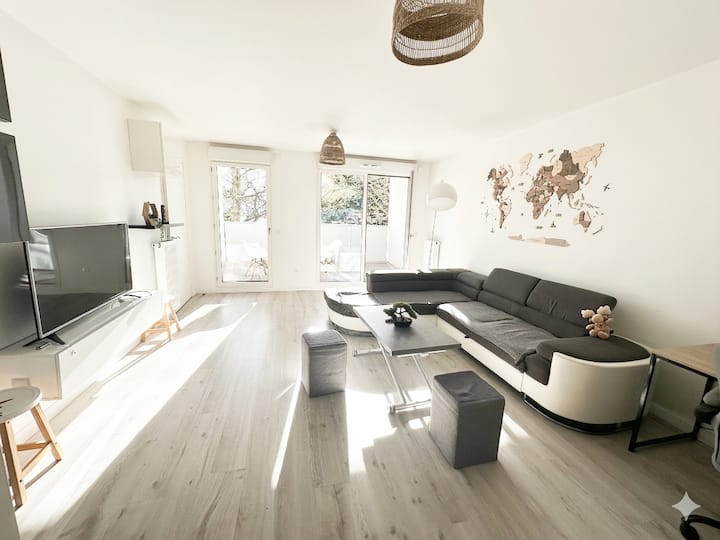 T4 Lumineux 85m² Paris Centre à 25 Min - Vitry-sur-Seine