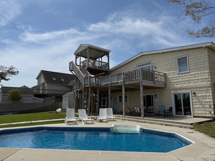 Waterfront Retreat/sleeps 14! Pool! - Virginia Beach, VA
