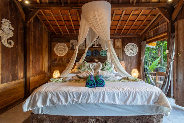 Private Jungle Cabin + Private Poll + Jungle View - Bali