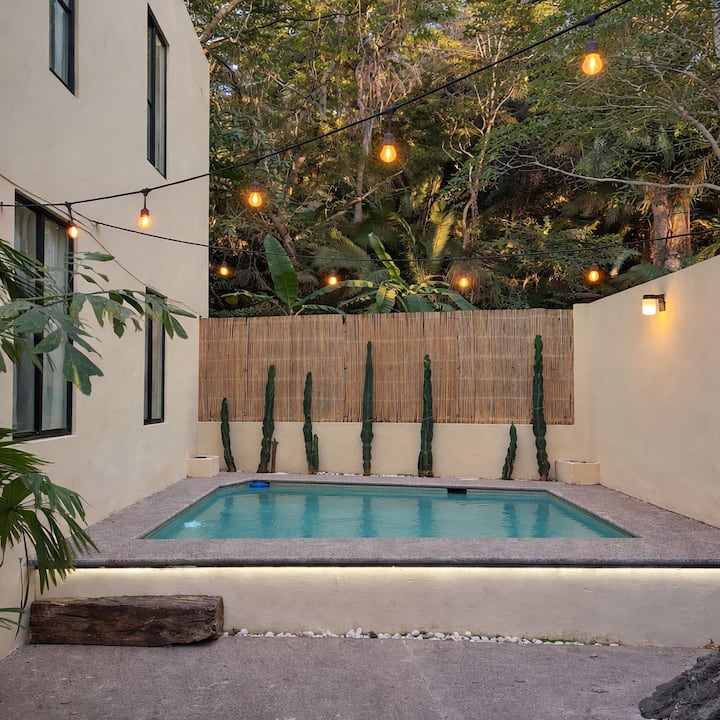 Suite Planta Baja Con Alberca| 2 Cuadras Del Mar. - Los Ayala