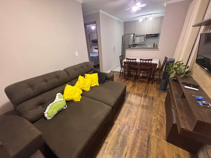 Apto Moderno Com Home Office E Cozinha Completa - Botucatu