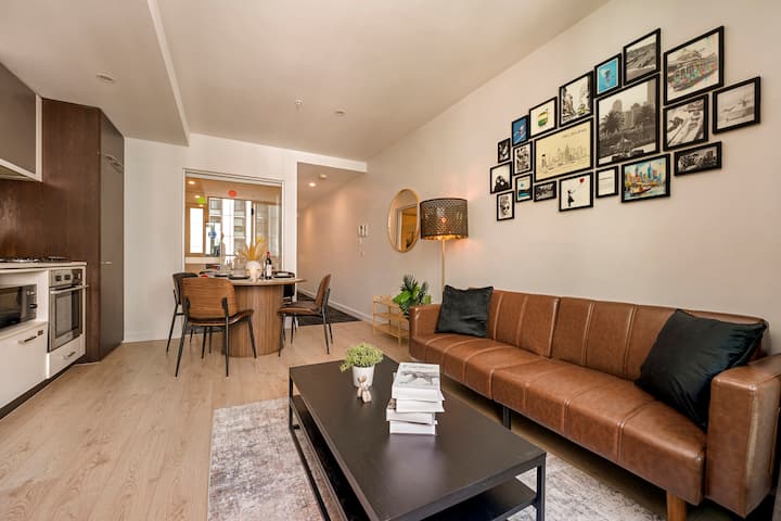 Stylish Luxe 1br + Sofa Bed | Walk To Cbd & Crown - Melbourne