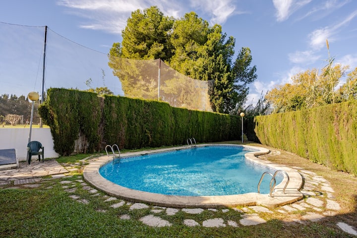Av Golf Villa Con Piscina Y Jardín - Gandía
