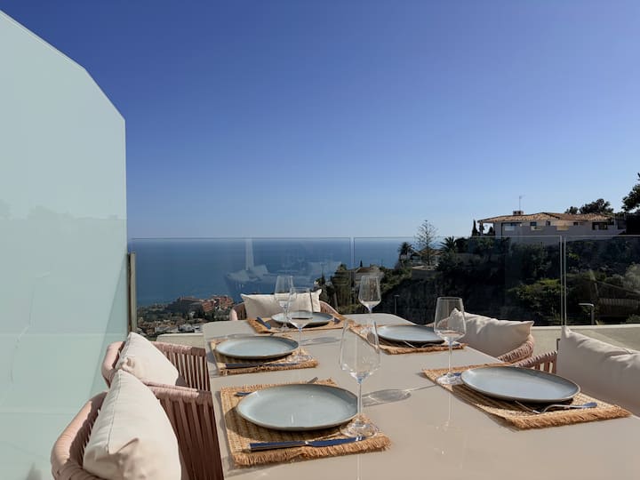 Penthouse Duplex ”Stupa Hills” 4br With Sea Views - Benalmádena