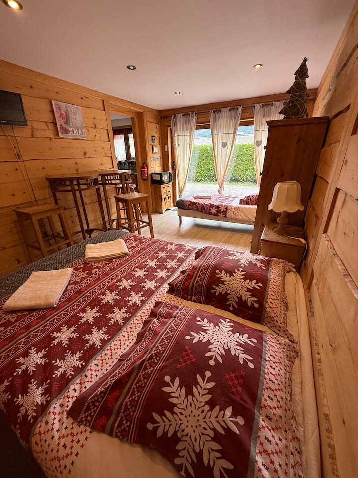 "Chalet Du Goûter" Chambre"midi-plan" Les Houches - Les Houches