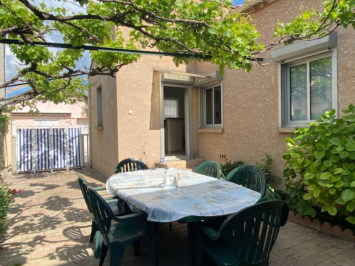 Valras Arrago, Maison Avec Terrasse Pour 7 Pers - Valras-Plage