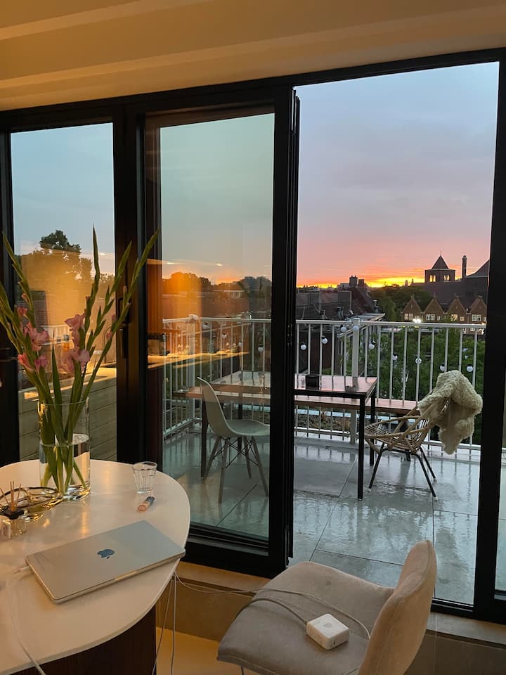 Design Apartment With Roof Terrace In Amsterdam - Amsterdam