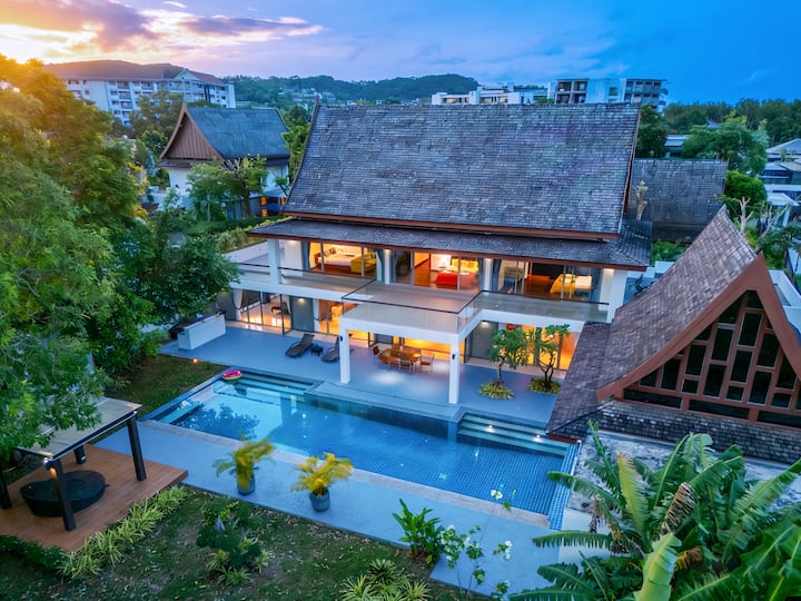 邦涛6卧 | 超大私密空间 | 18米私人泳池 | 休闲安静度假别墅 | Bbq+亲友团体+连住优惠 - تايلاند